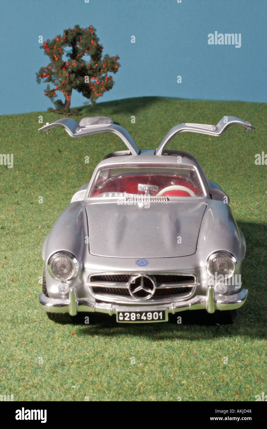 Oldtimer Car model Mercedes 300 SL 1954 Stock Photo - Alamy