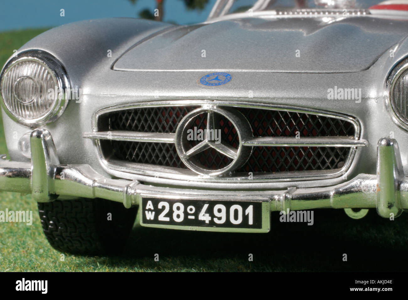 Oldtimer Car model Mercedes 300 SL 1954 Stock Photo - Alamy