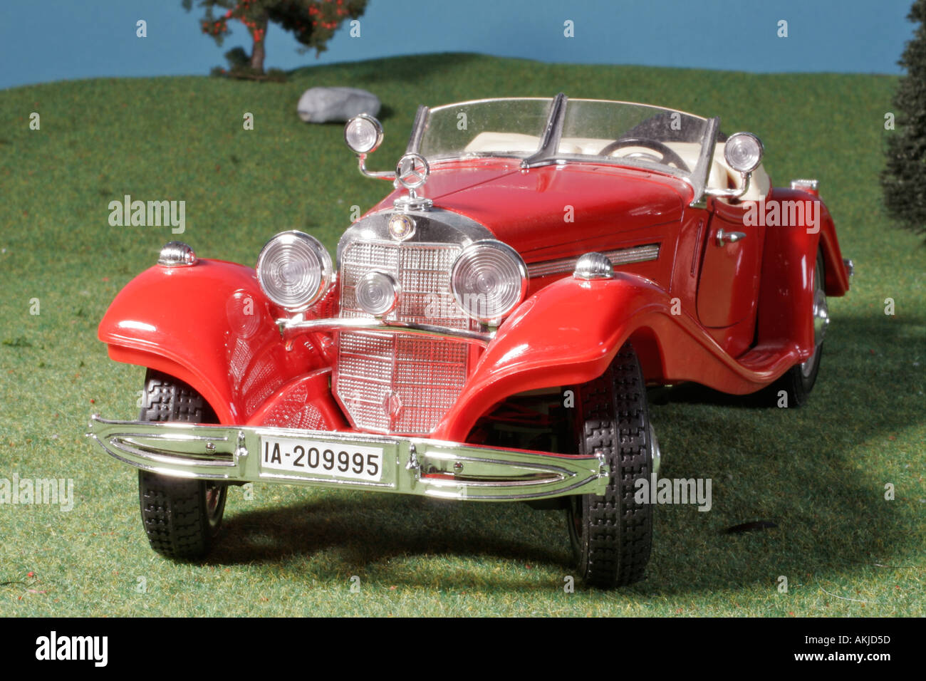 Oldtimer Car model Mercedes 500 K Roadster 1936 Stock Photo - Alamy