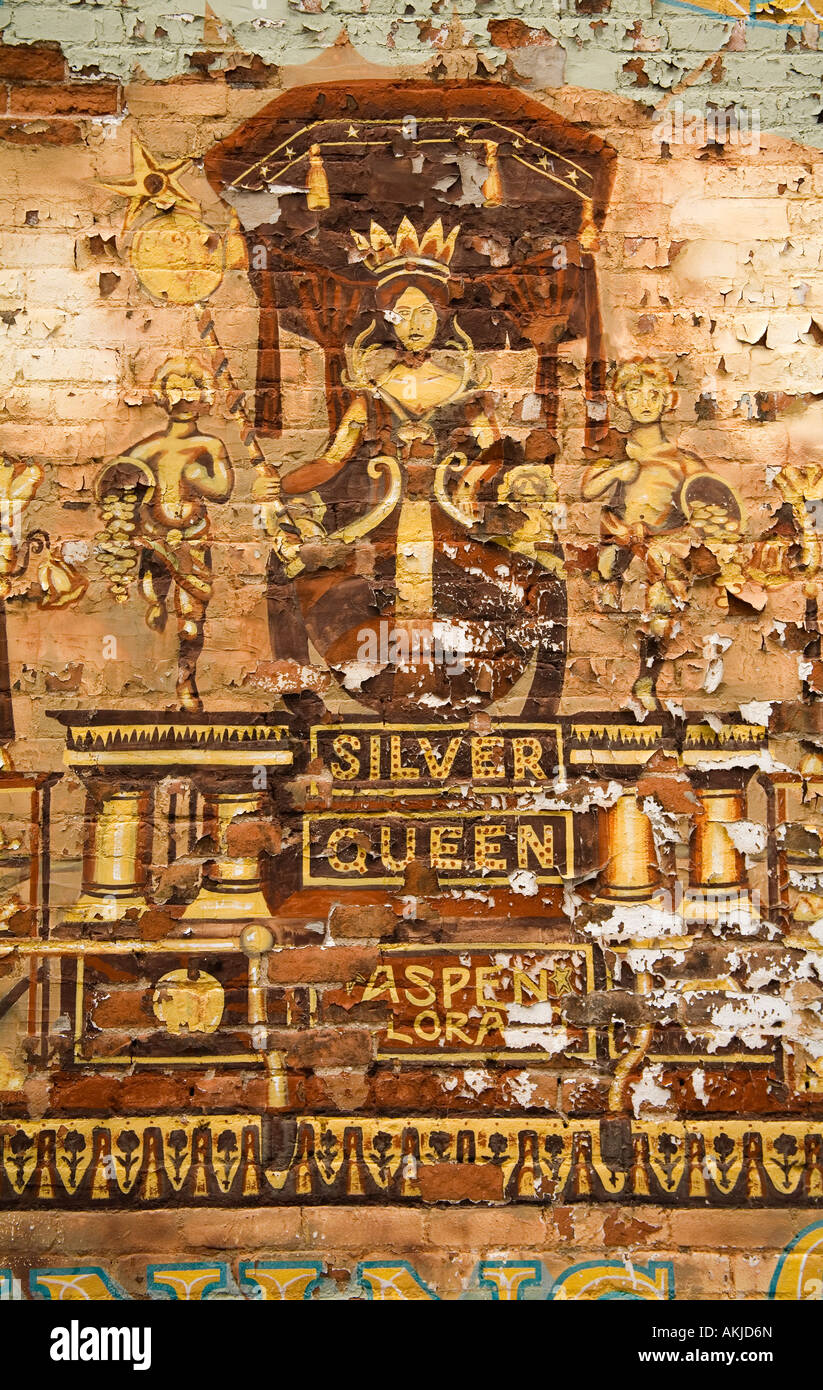 Old mural in aspen hi-res stock photography and images - Alamy