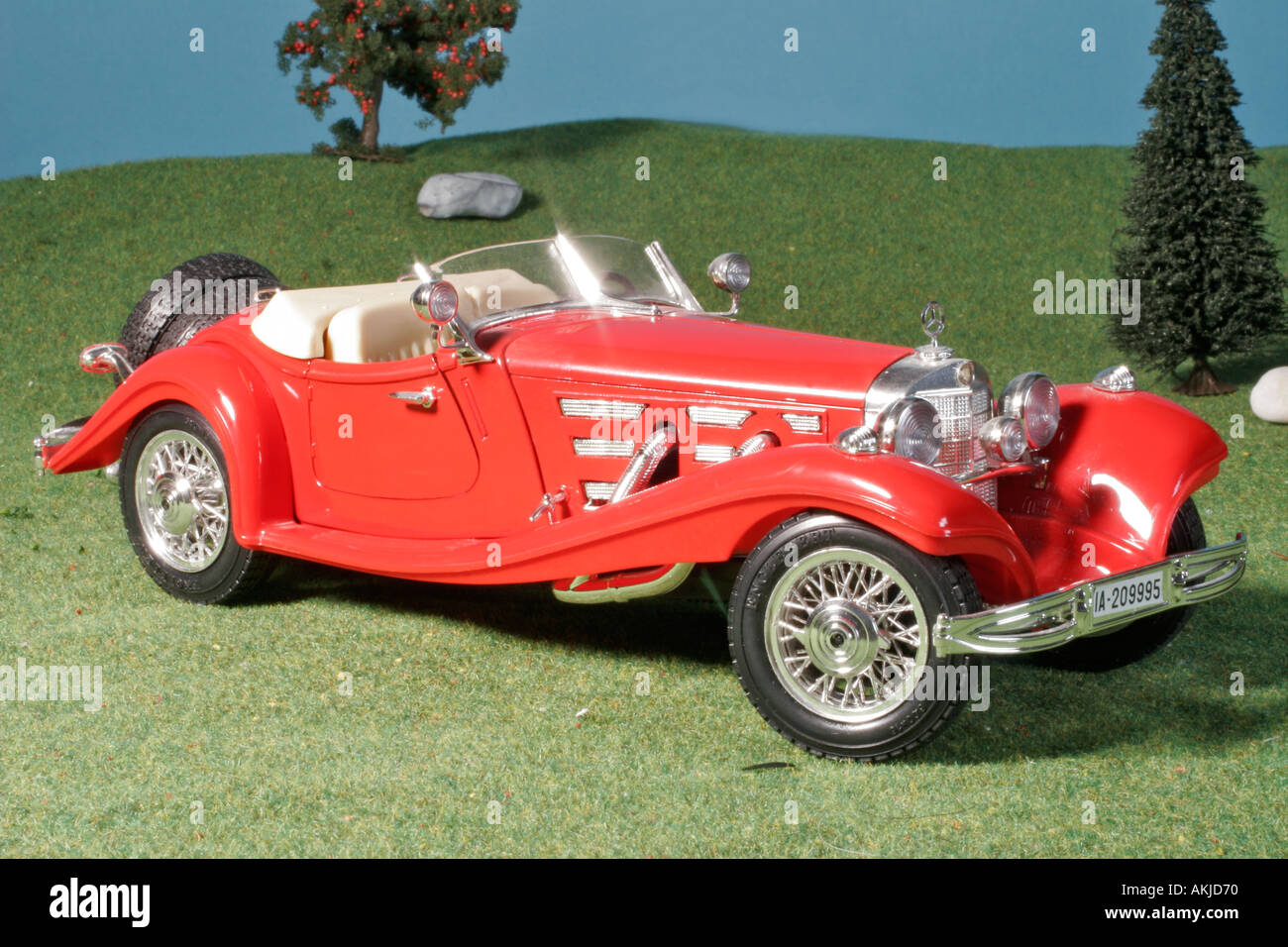 Oldtimer Car model Mercedes 500 K Roadster 1936 Stock Photo - Alamy