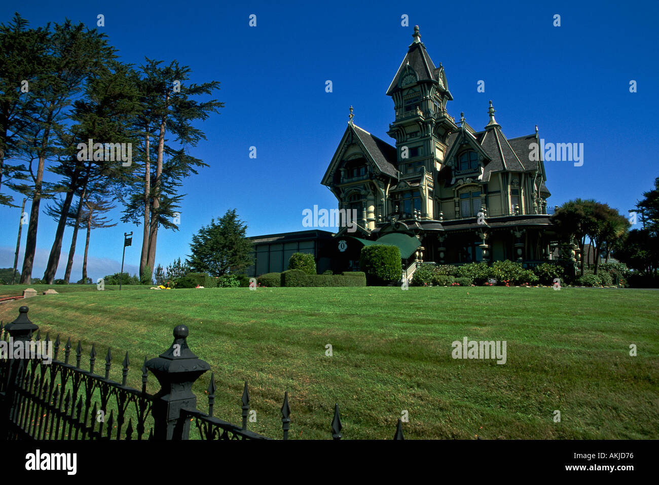 Carson House Historical Victorian Home Eureka California Stock Photo ...