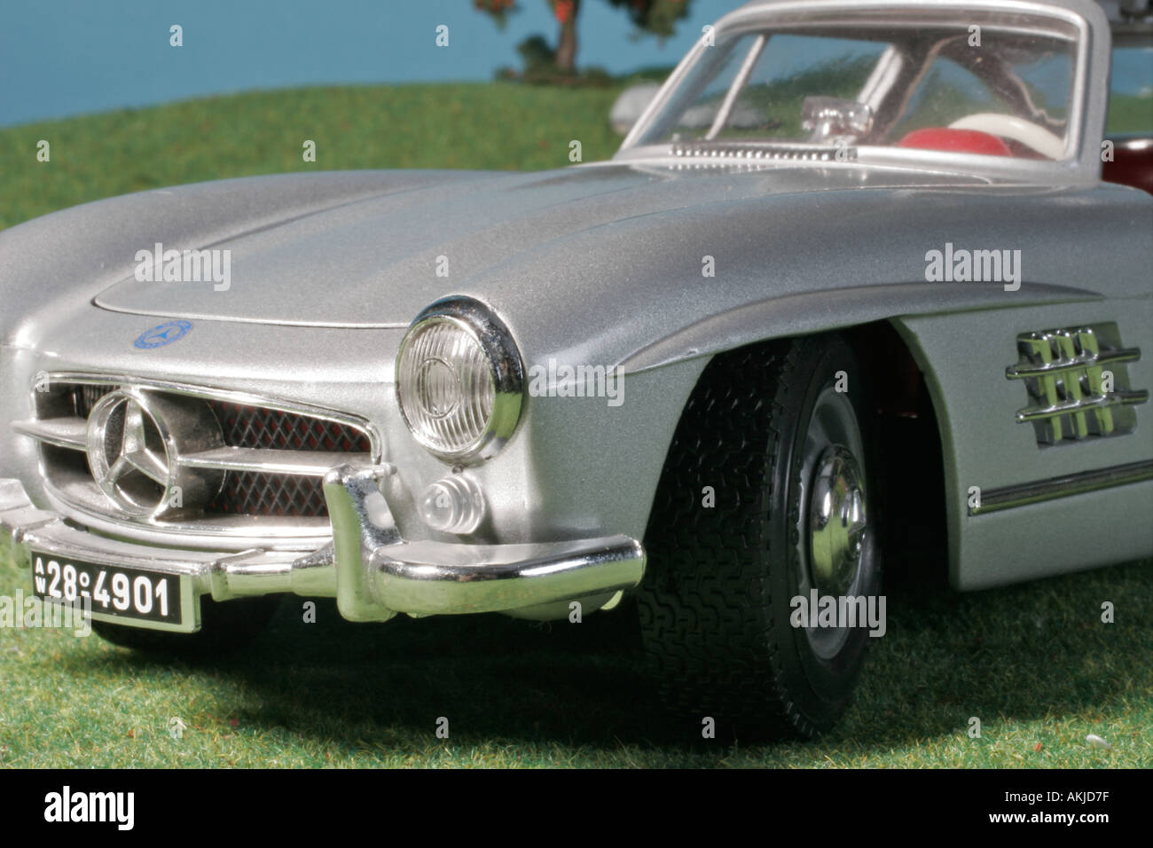 Oldtimer Car model Mercedes 300 SL 1954 Stock Photo - Alamy