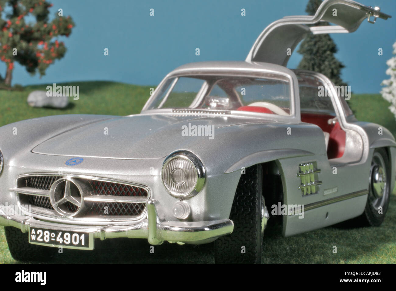 Oldtimer Car model Mercedes 300 SL 1954 Stock Photo - Alamy