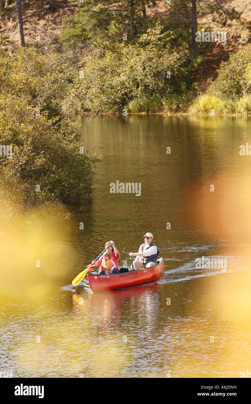 Paddling on the Two Hearted River Michigan s Upper Peninsula Stock ...