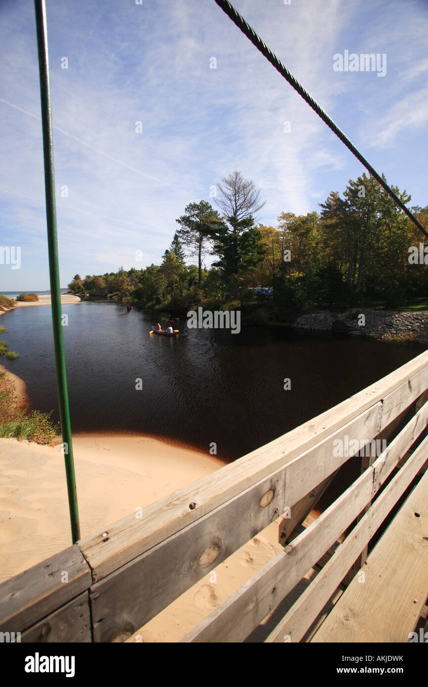 Paddling on the Two Hearted River Michigan s Upper Peninsula Stock ...