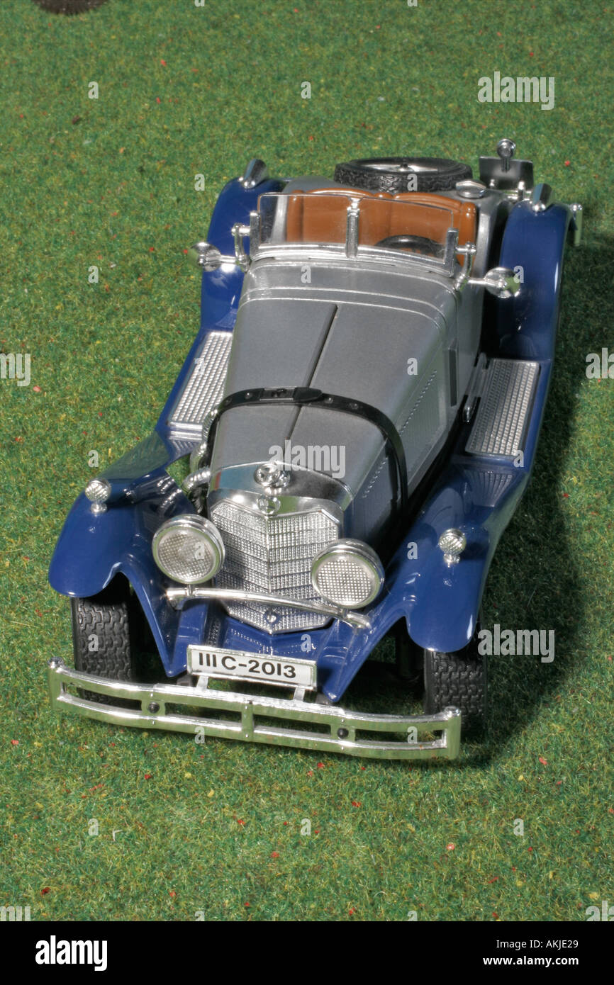 Oldtimer Car model Mercedes SSK Stock Photo - Alamy