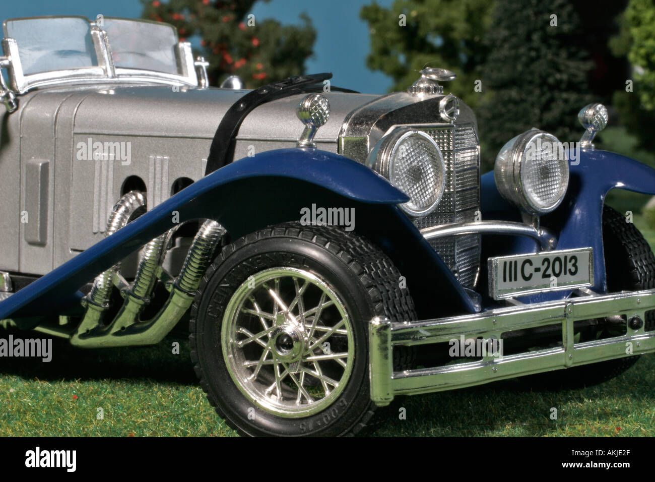 Oldtimer Car model Mercedes SSK Stock Photo - Alamy