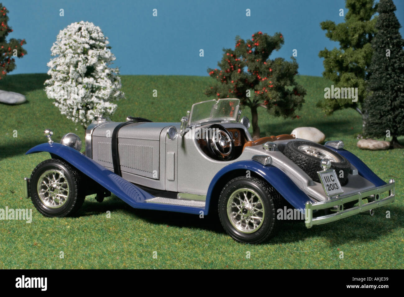 Oldtimer Car model Mercedes SSK Stock Photo - Alamy