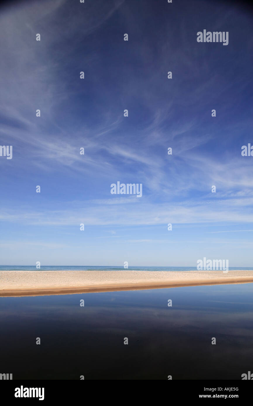 Blue sky and water Two Hearted River Michigan s Upper Peninsula Stock ...
