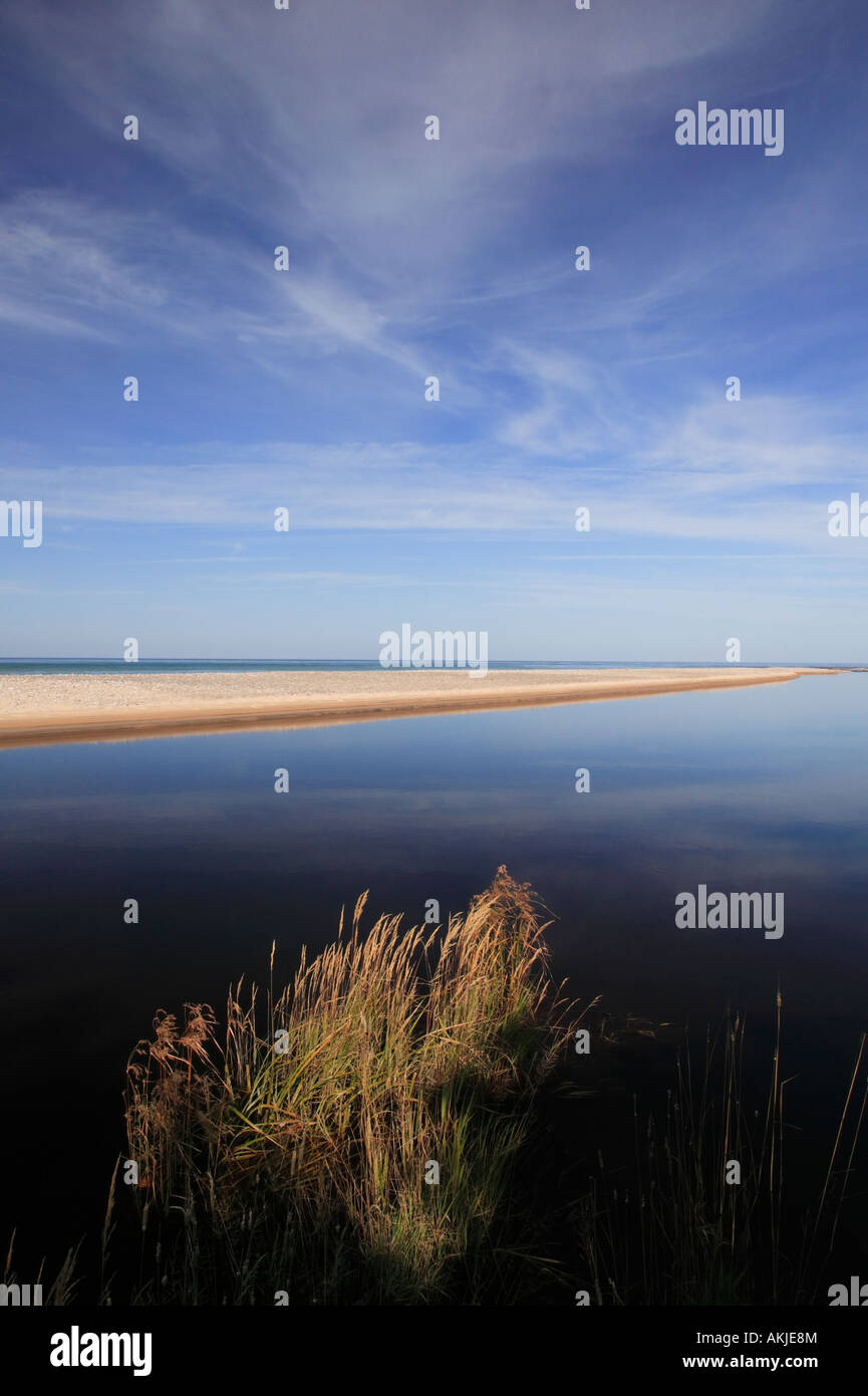 Blue sky and water Two Hearted River Michigan s Upper Peninsula Stock ...