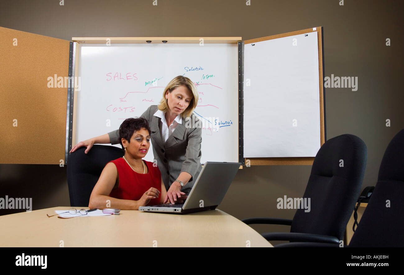 Business women working together Stock Photo - Alamy