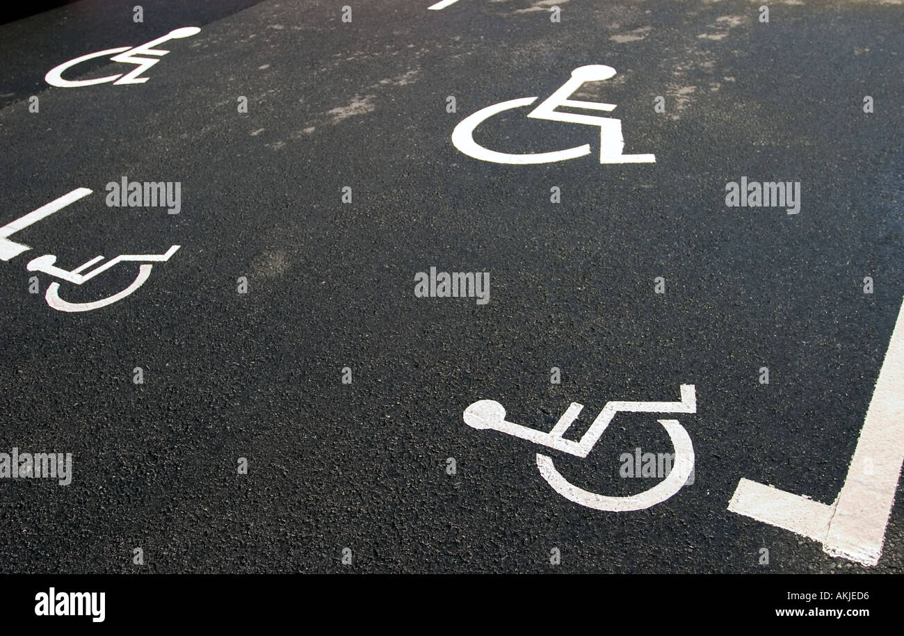 disabled invalid handicapped or wheelchair parking only sign Stock ...