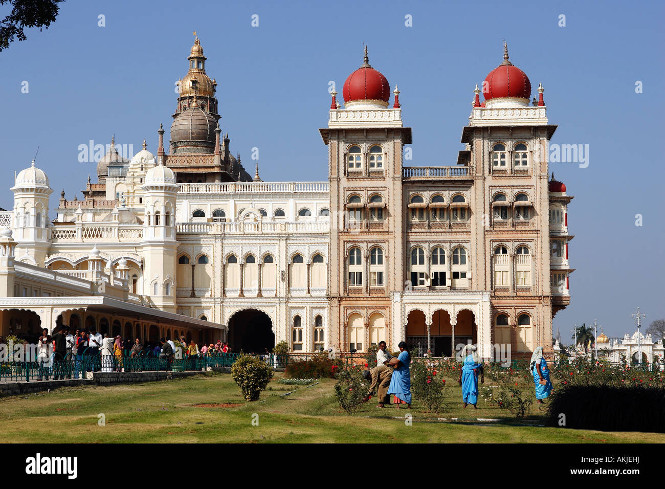 India, Karnataka, Mysore, City Palace Stock Photo - Alamy