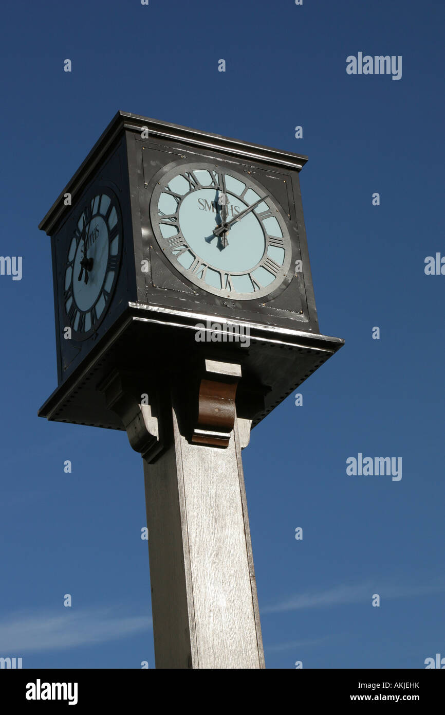 Clock Tower at Royal Crescent, Cheltenham, Cotswolds U.K Stock Photo ...