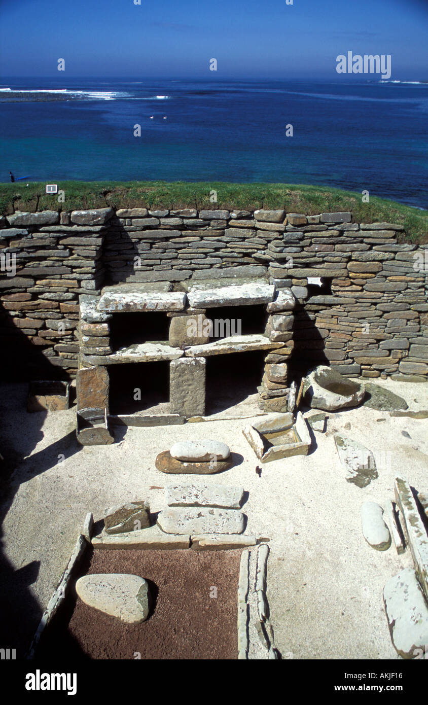 Skara brae furniture hi-res stock photography and images - Alamy