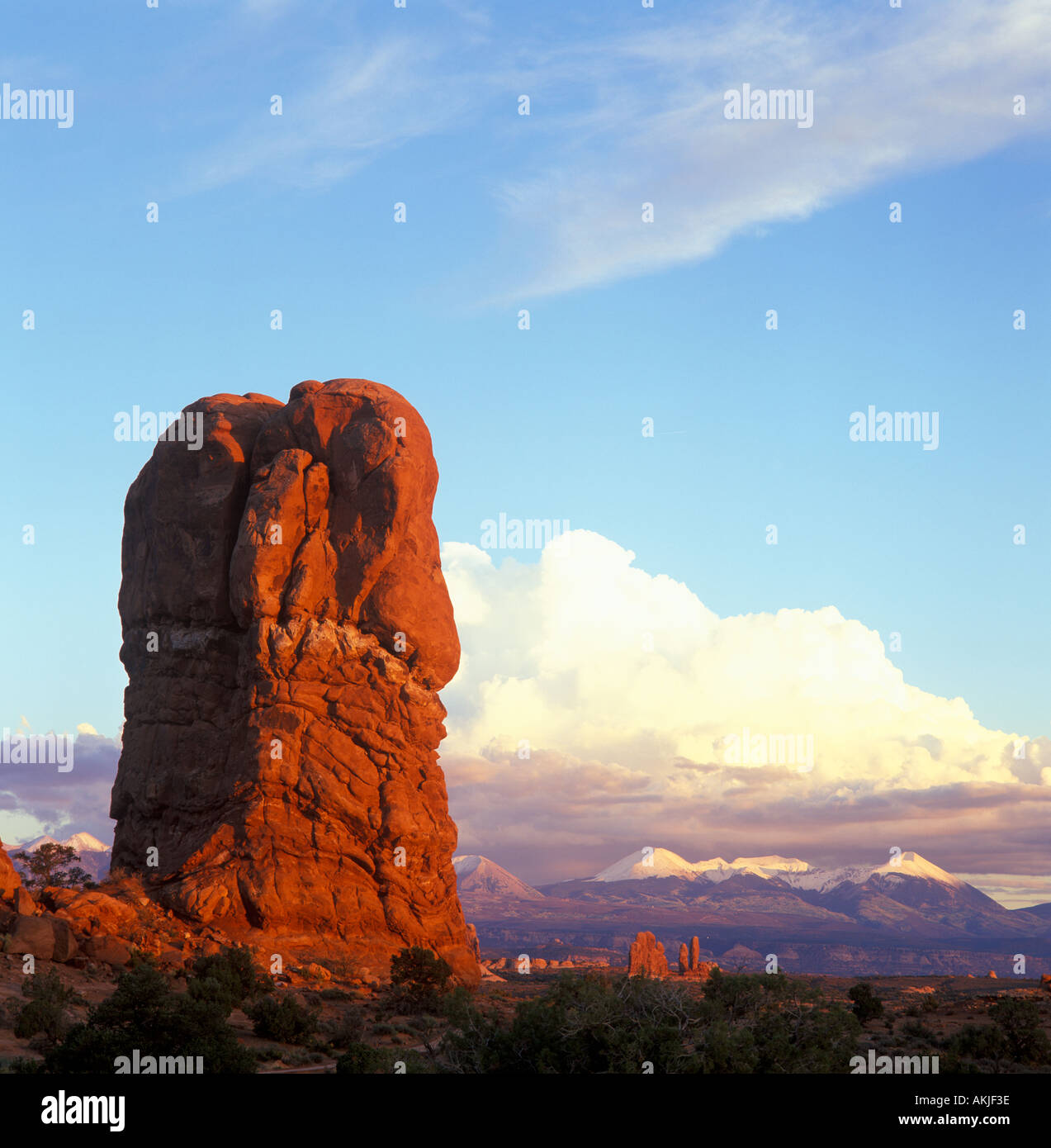 balanced rock arches Stock Photo - Alamy