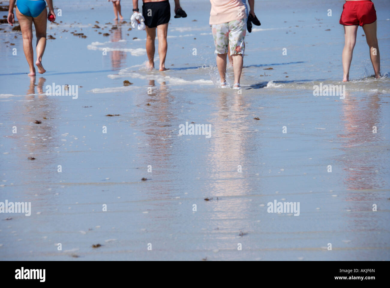 Walking on the beach Stock Photo - Alamy