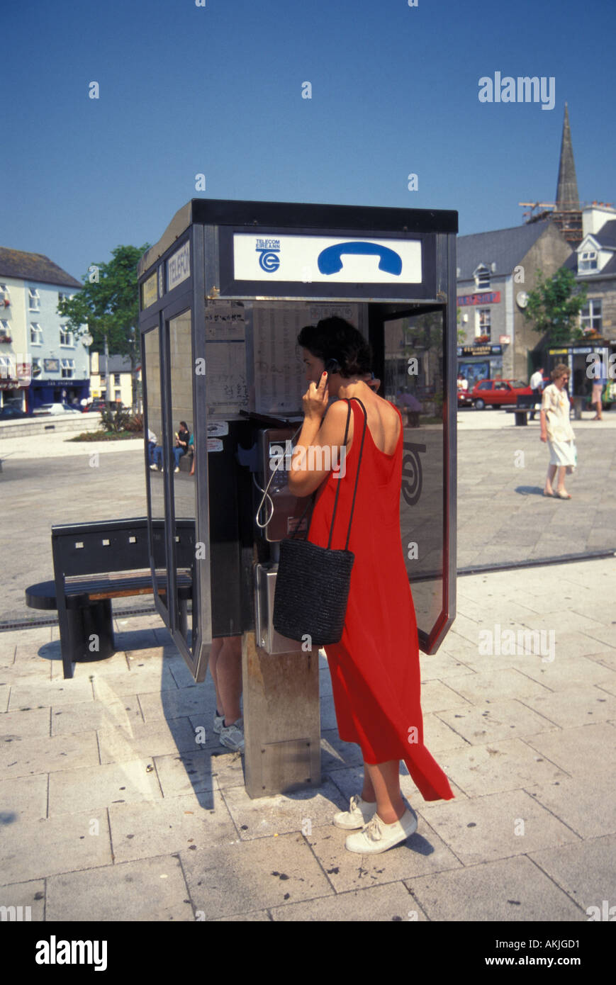Eircom telephone box hi-res stock photography and images - Alamy