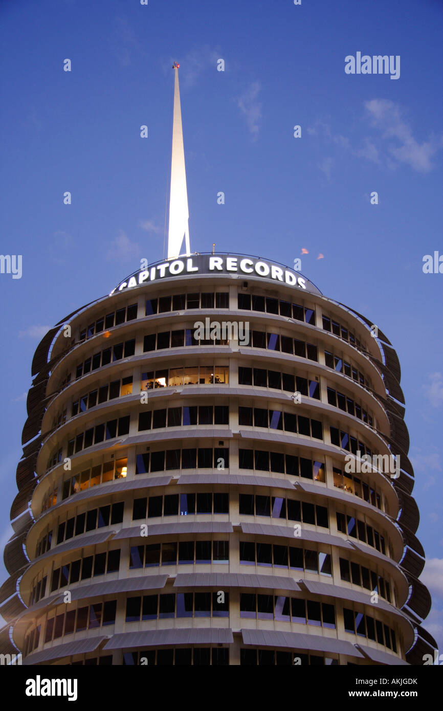 Capitol record building hi-res stock photography and images - Alamy