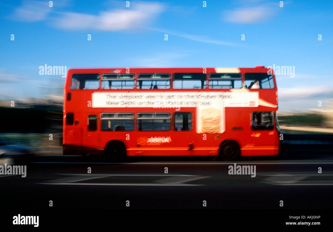 London bus England Stock Photo - Alamy