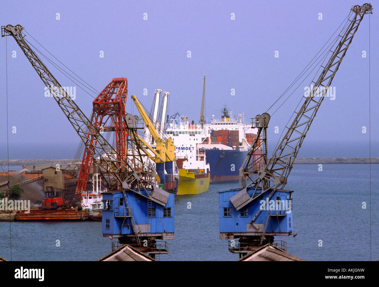 The port of San Pedro Cote d'Ivoire Stock Photo - Alamy