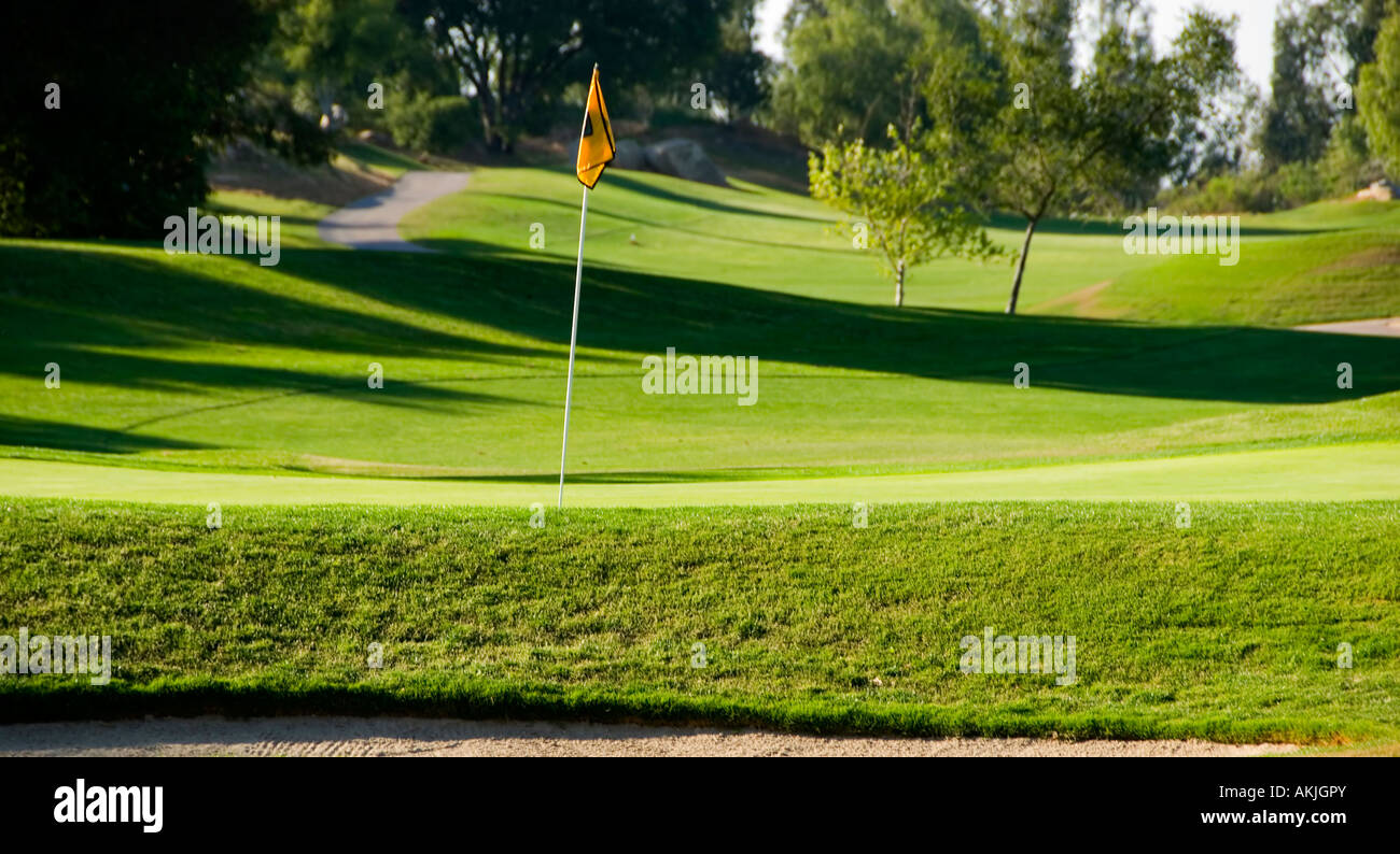 Golf course landscape Stock Photo - Alamy