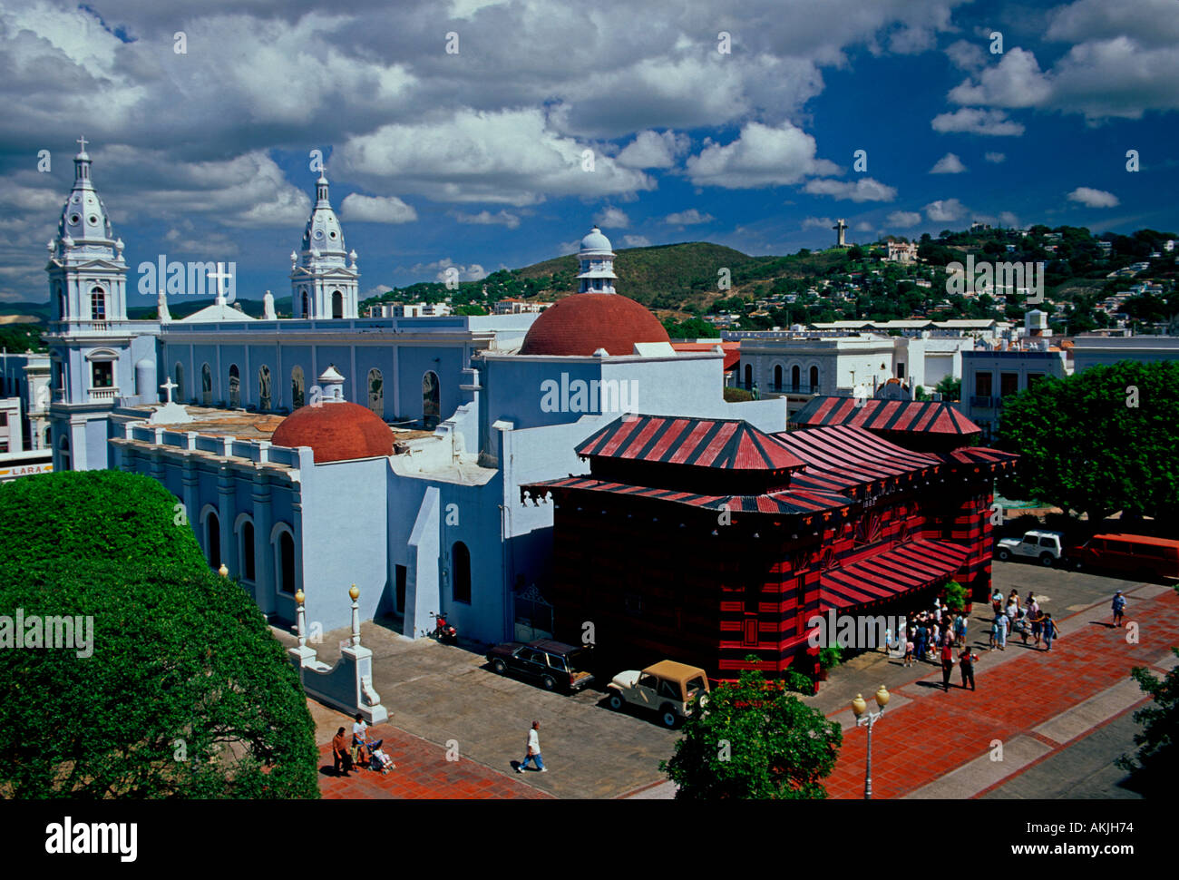 Our Lady Guadalupe Cathedral, Parque de Bombas, firehouse, Plaza de las ...