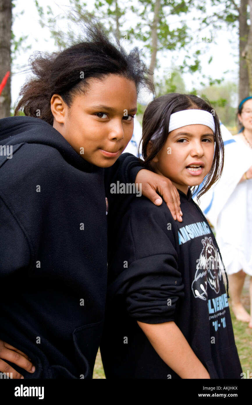 Young actors taking a rest break after long parade and festival. MayDay ...