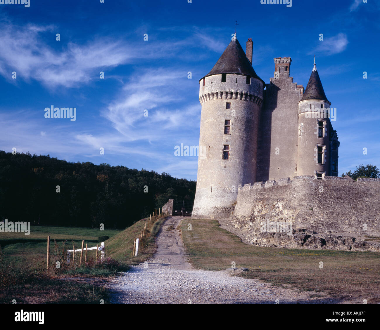 A french Chateau in the Loire valley, France Stock Photo - Alamy