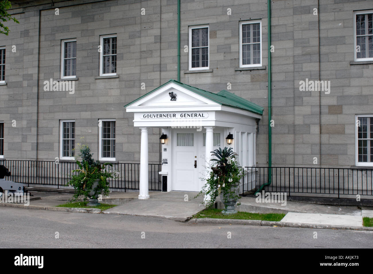 Governor Generals Office inside the Citadel in Quebec City Stock Photo ...