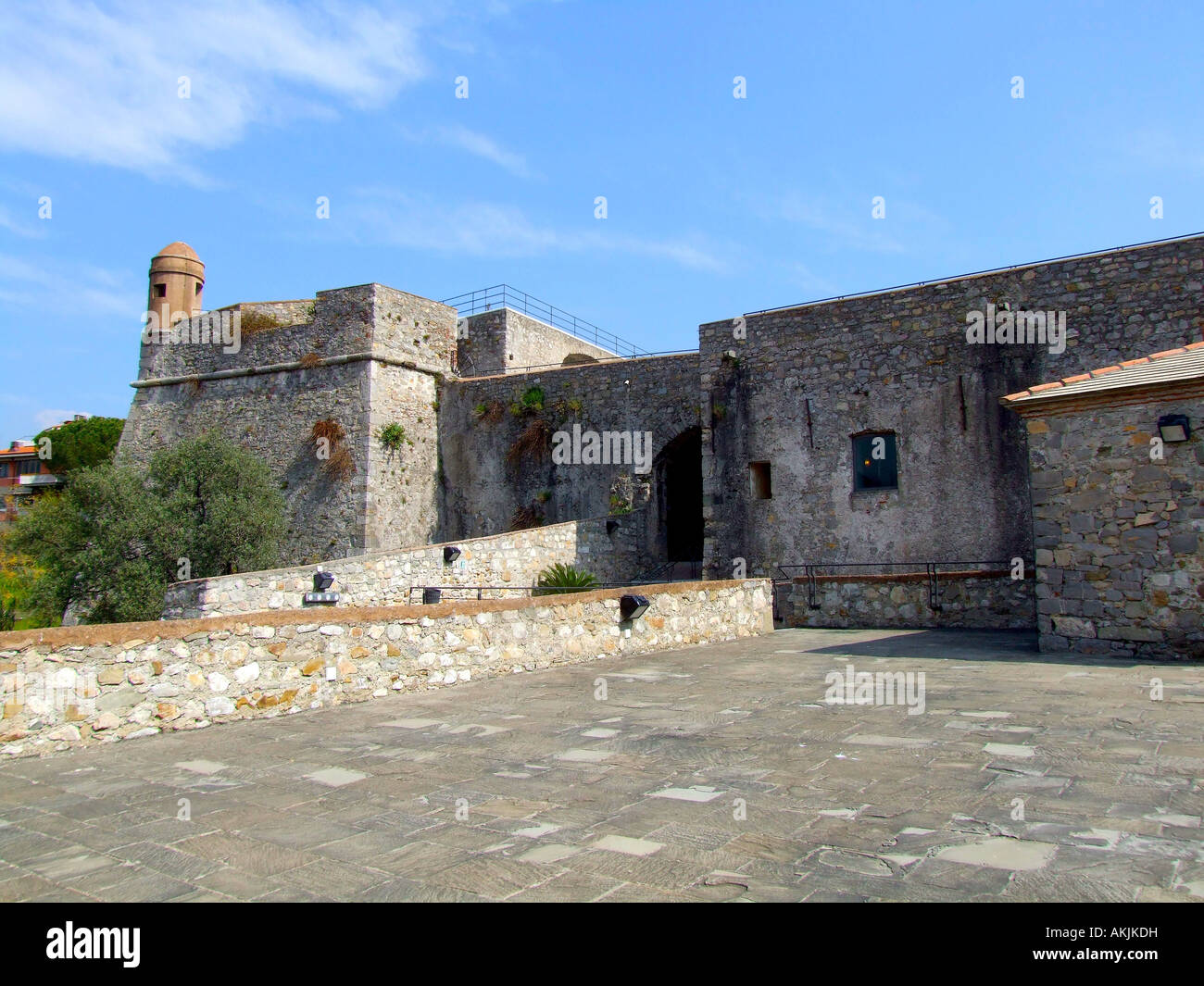 San Giorgio castle, La Spezia, Ligury, Italy Stock Photo - Alamy