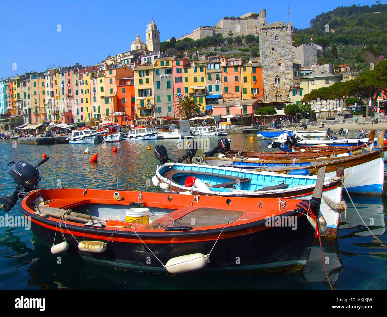 Harbour, Portovenere, Ligury, Italy Stock Photo - Alamy