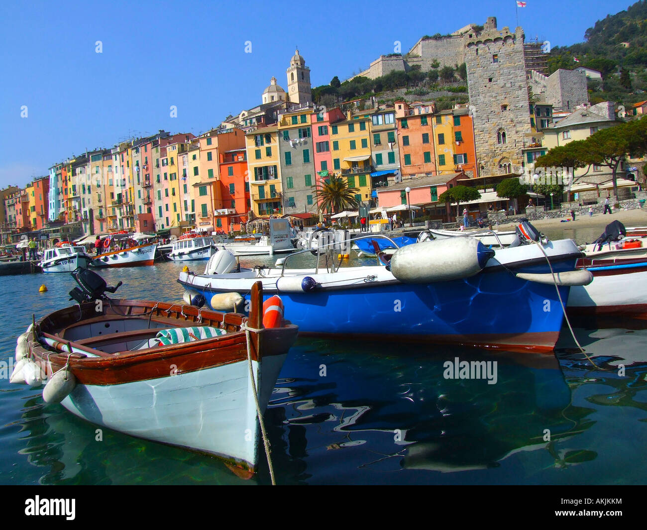 Harbour, Portovenere, Ligury, Italy Stock Photo - Alamy