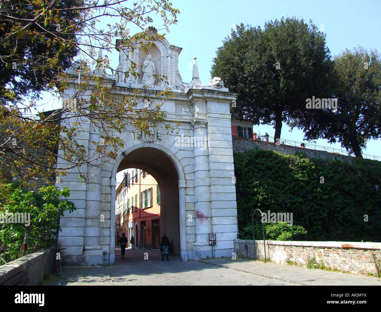 Porta Romana, Sarzana, Ligury, Italy Stock Photo - Alamy