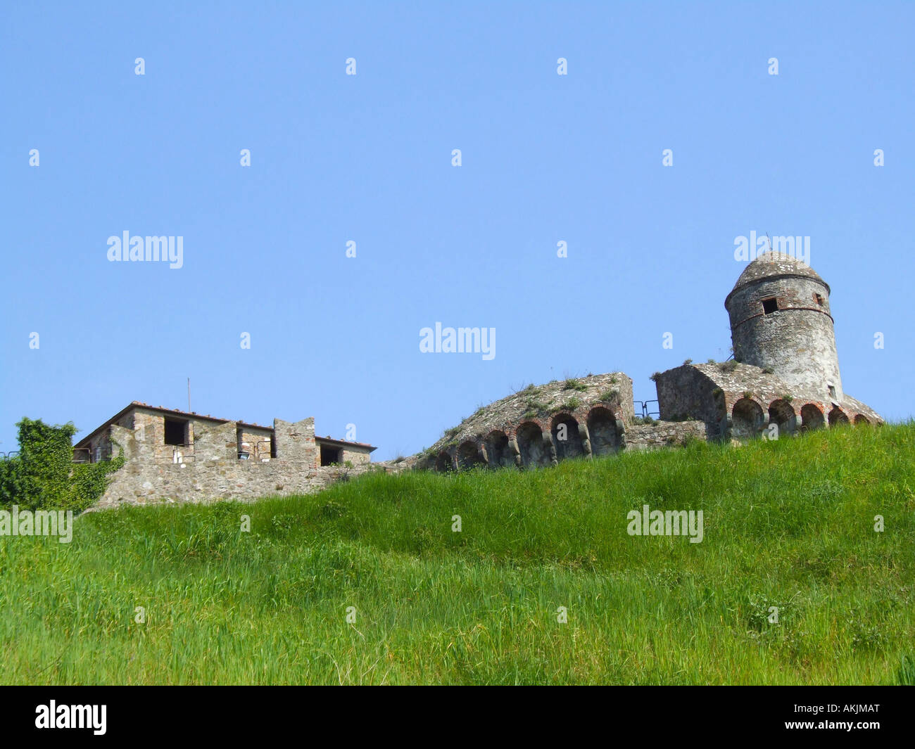 Sarzanello fortress, Sarzana, Ligury, Italy Stock Photo - Alamy