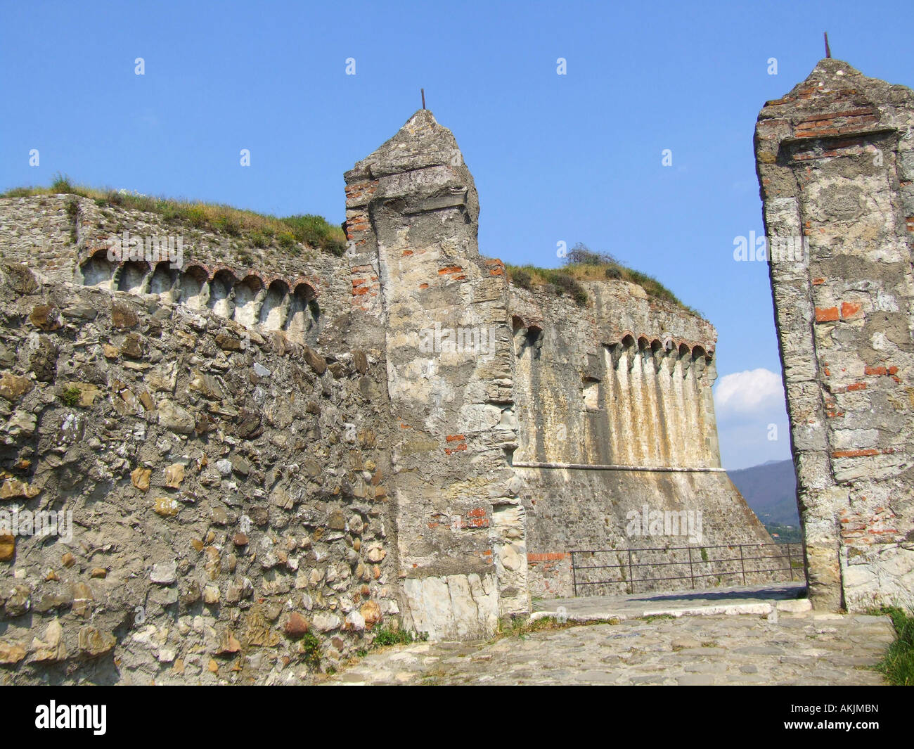 Sarzanello fortress, Sarzana, Ligury, Italy Stock Photo - Alamy
