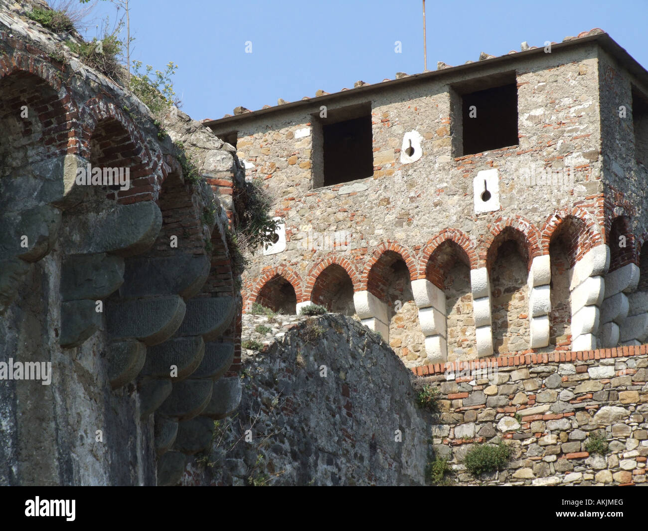 Sarzanello fortress hi-res stock photography and images - Alamy