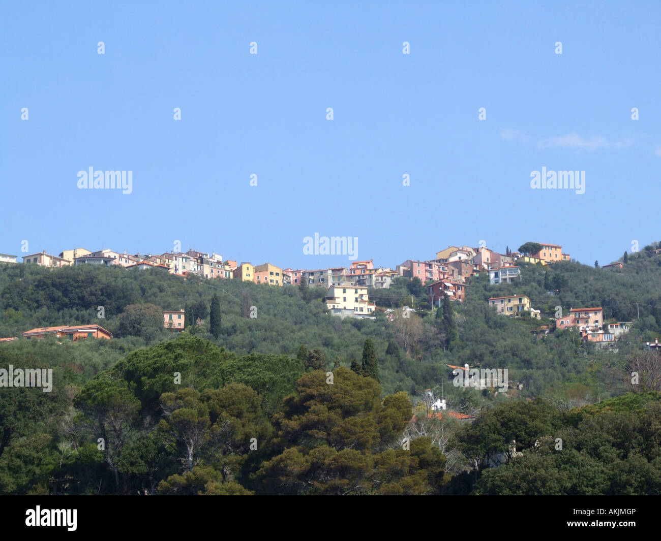 Cityscape, La Serra, Ligury, Italy Stock Photo - Alamy