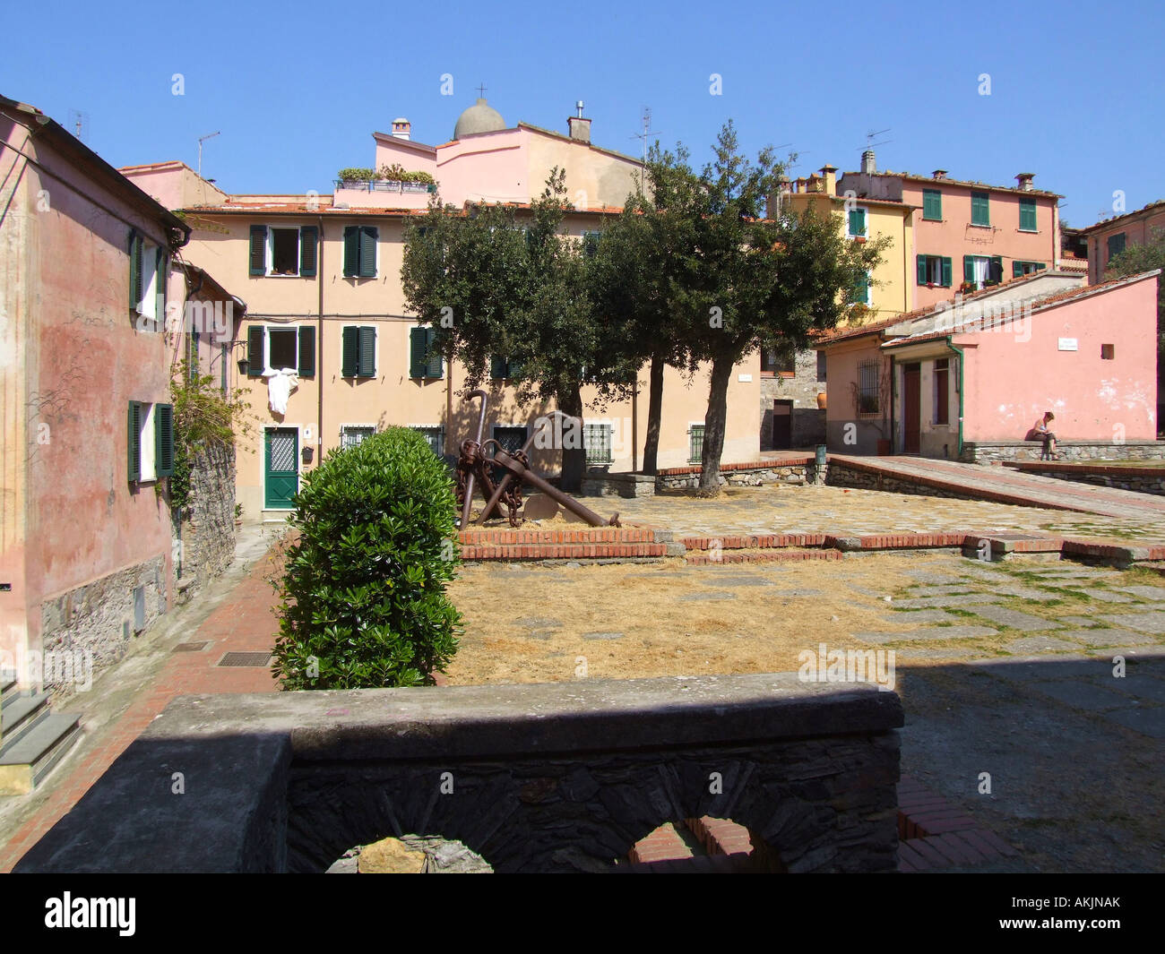 Foreshortening, Montemarcello, Ligury, Italy Stock Photo - Alamy