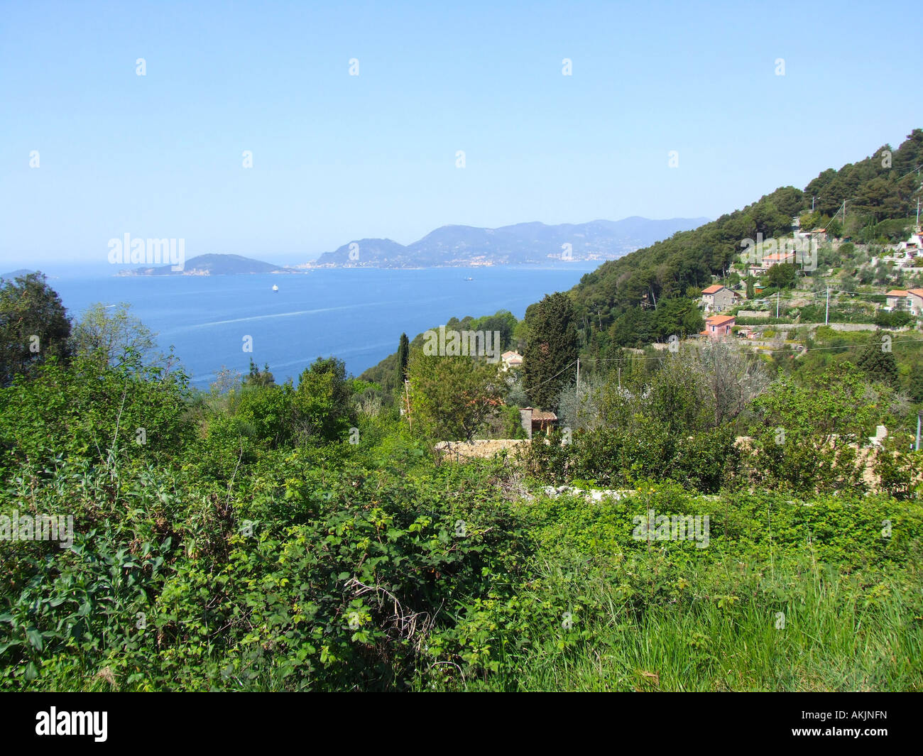 Landscape, Montemarcello, Ligury, Italy Stock Photo - Alamy
