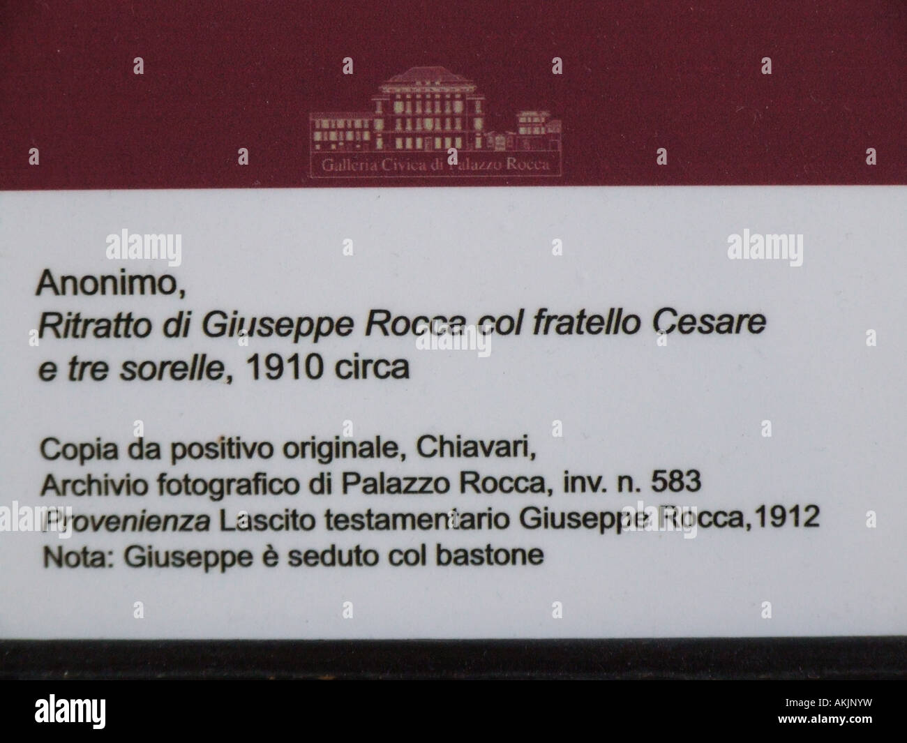 Giuseppe rocca portrait hi-res stock photography and images - Alamy