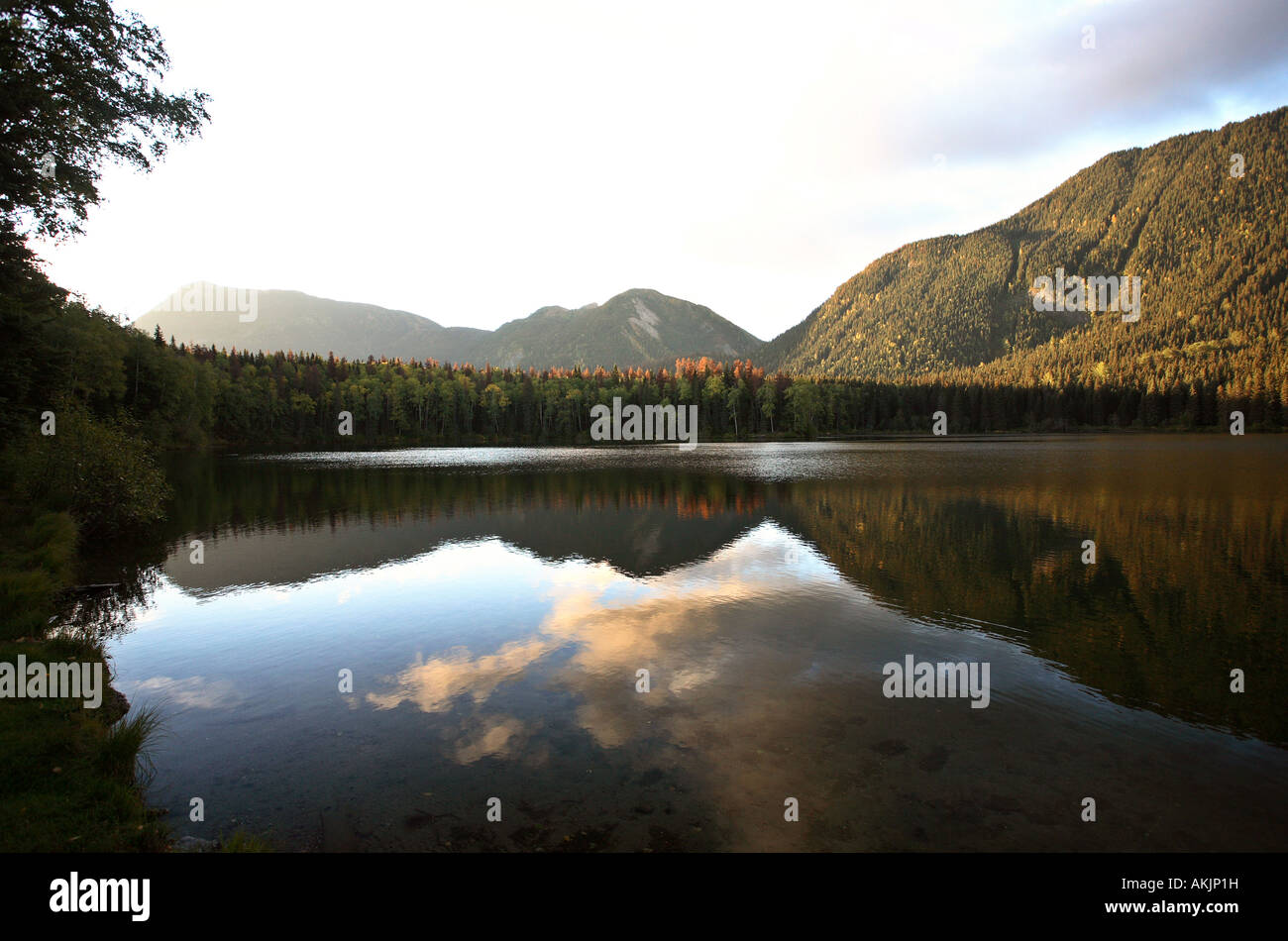Hart Lake in awesome Alberta Stock Photo - Alamy