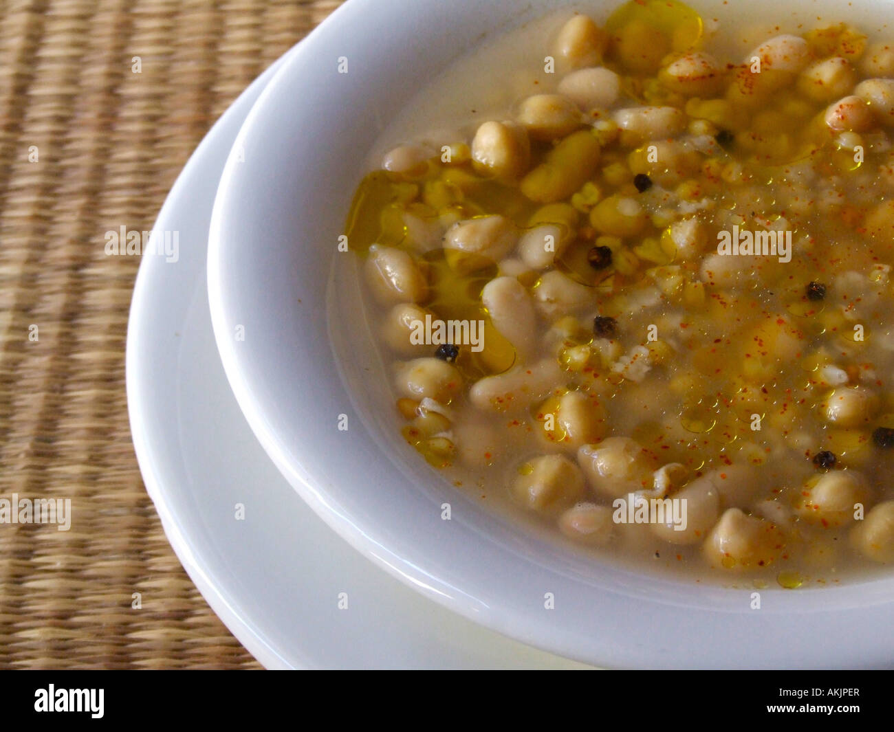 Mesciua soup, Typical Ligurian dish, La Spezia, Ligury, Italy Stock ...