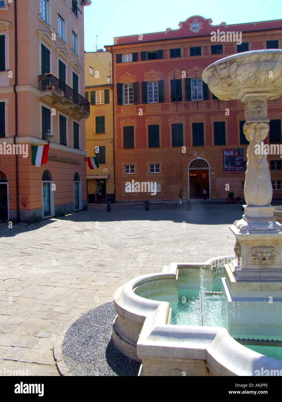 Town hall, Sestri Levante, Ligury, Italy Stock Photo - Alamy
