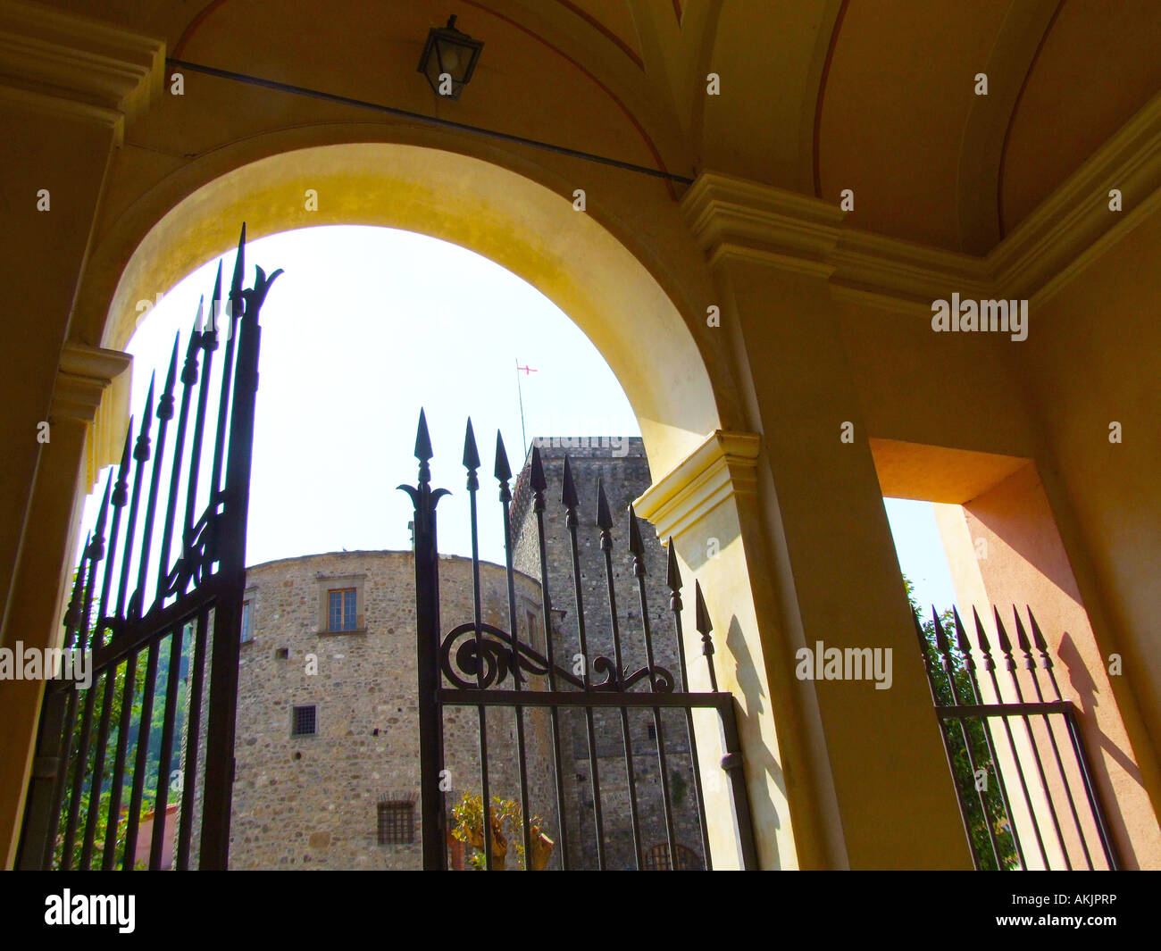 Castello dei Fieschi, Varese Ligure, Ligury, Italy Stock Photo - Alamy