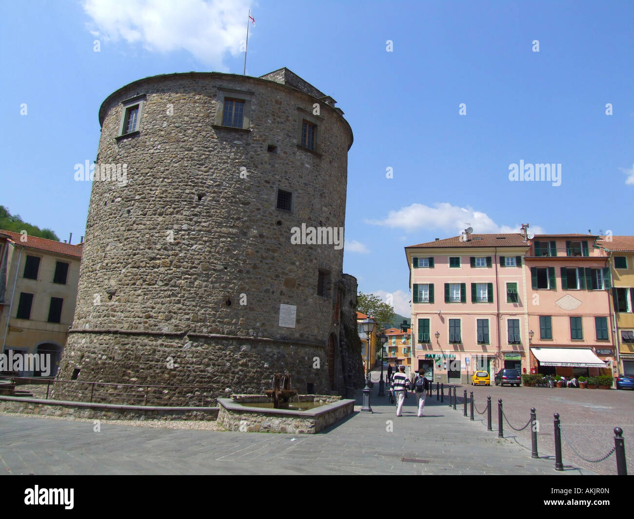 Castello dei Fieschi, Varese Ligure, Ligury, Italy Stock Photo - Alamy