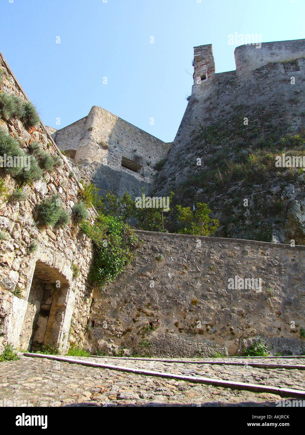Malaspina castle, Massa, Tuscany, Italy Stock Photo - Alamy