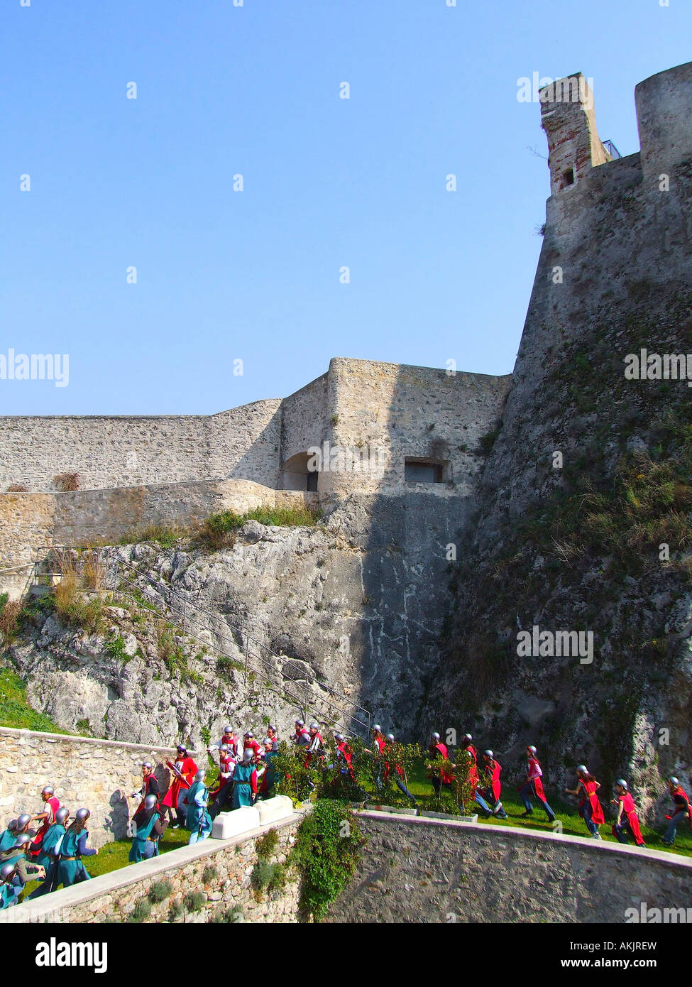Malaspina castle, Massa, Tuscany, Italy Stock Photo - Alamy