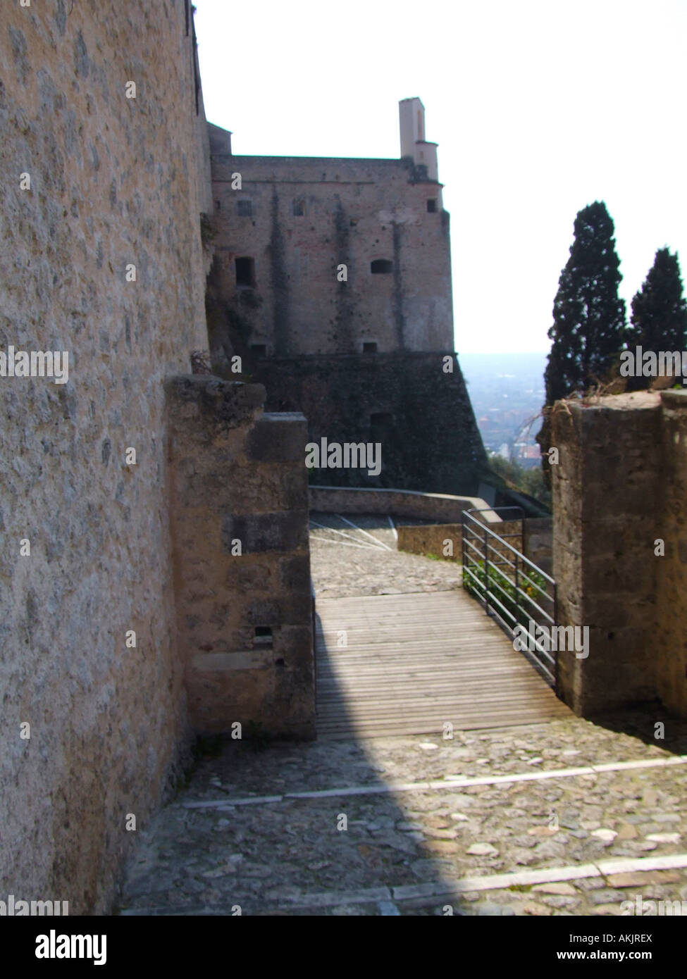 Malaspina castle, Massa, Tuscany, Italy Stock Photo - Alamy